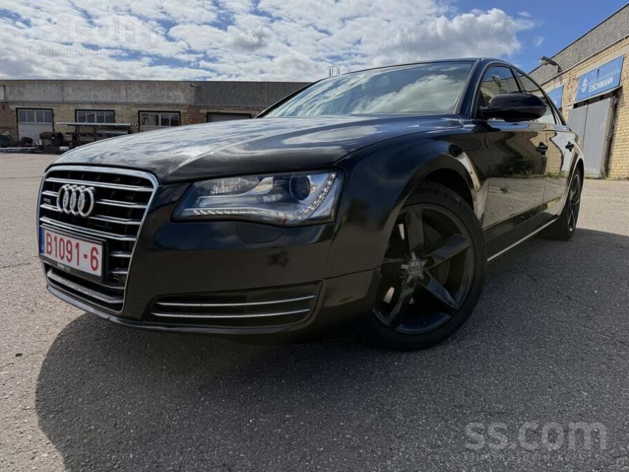 Melns Audi A8 2012 Tukums, ar dzinēja tilpumu 3.00 L un nobraukumu 269 tūkst. km par 8600 €, foto 1 vietnē AUTOMOTO.COM.LV