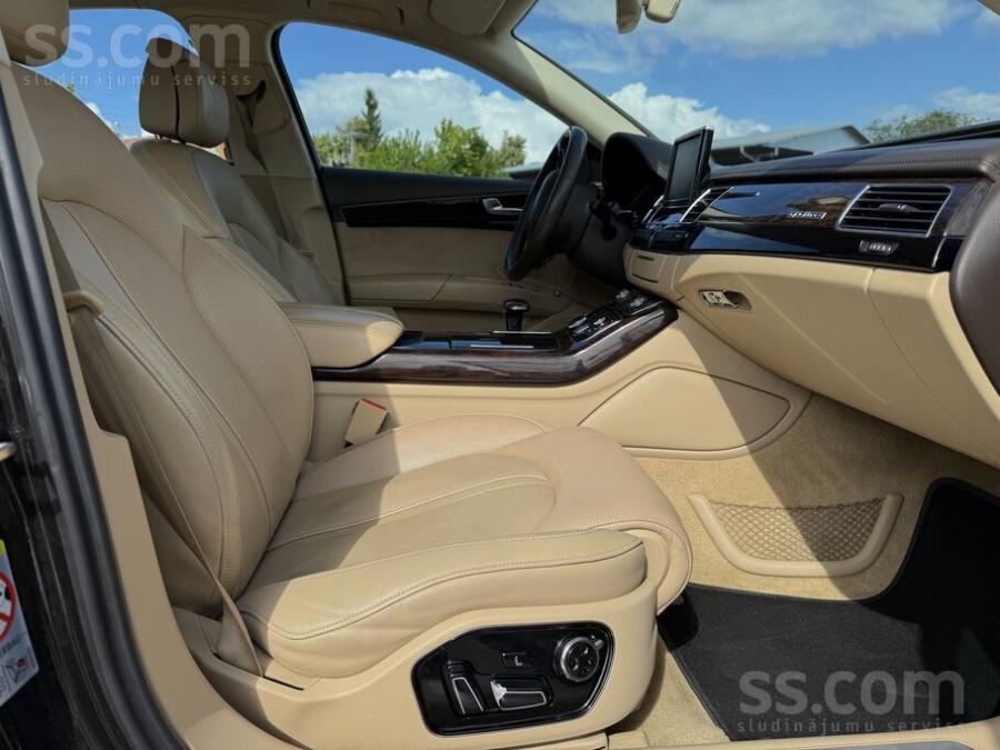 Melns Audi A8 2012 Tukums, ar dzinēja tilpumu 3.00 L un nobraukumu 269 tūkst. km par 8600 €, foto 3 vietnē AUTOMOTO.COM.LV