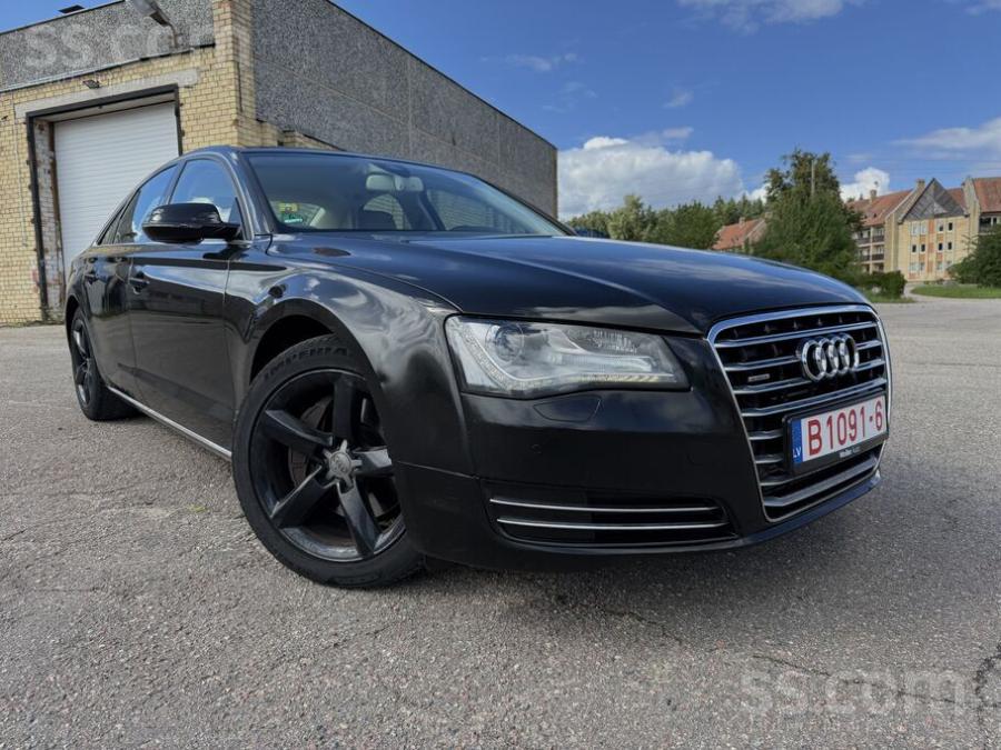 Melns Audi A8 2012 Tukums, ar dzinēja tilpumu 3.00 L un nobraukumu 269 tūkst. km par 8600 €, foto 4 vietnē AUTOMOTO.COM.LV