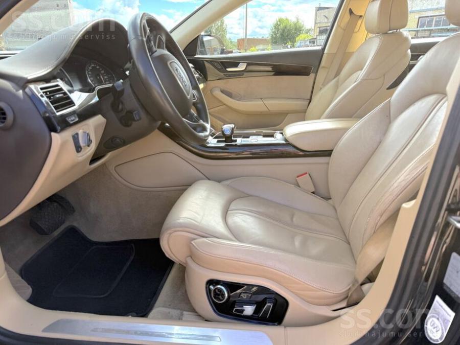 Melns Audi A8 2012 Tukums, ar dzinēja tilpumu 3.00 L un nobraukumu 269 tūkst. km par 8600 €, foto 11 vietnē AUTOMOTO.COM.LV