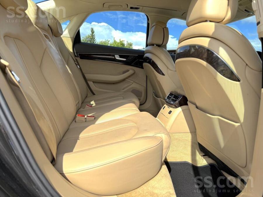 Melns Audi A8 2012 Tukums, ar dzinēja tilpumu 3.00 L un nobraukumu 269 tūkst. km par 8600 €, foto 13 vietnē AUTOMOTO.COM.LV