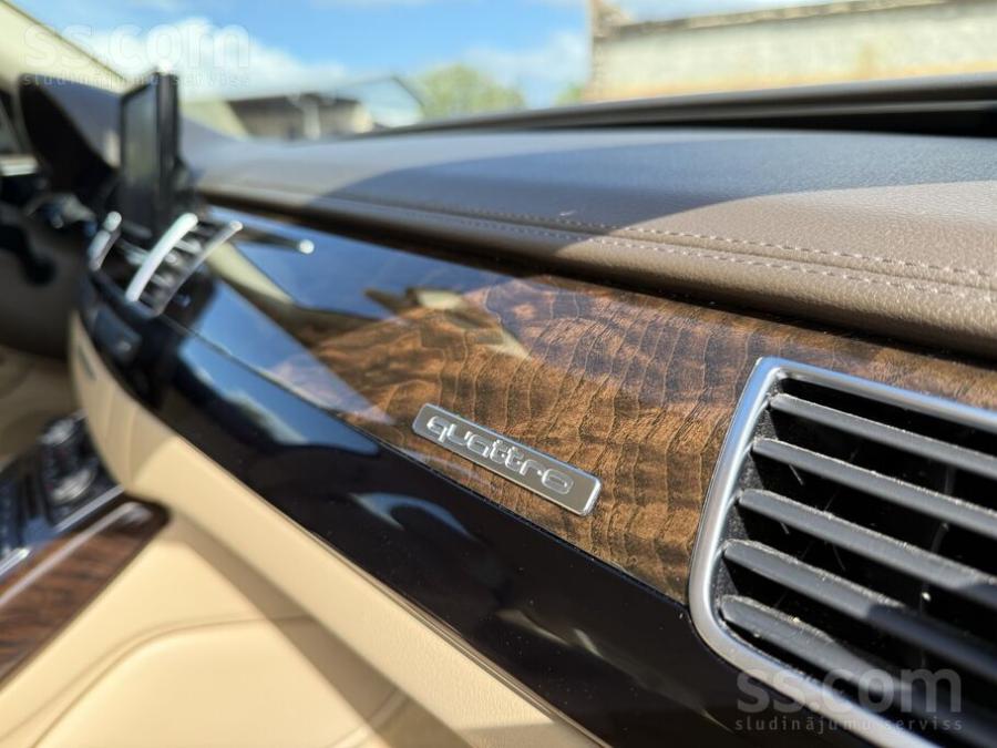 Melns Audi A8 2012 Tukums, ar dzinēja tilpumu 3.00 L un nobraukumu 269 tūkst. km par 8600 €, foto 17 vietnē AUTOMOTO.COM.LV