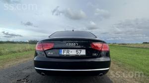 Black Audi A8 2012 in Ventspils, with an engine capacity of 3.00 L and mileage of 272 thousand km for 15500 €, photo 3 on AUTOMOTO.COM.LV