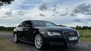 Black Audi A8 2012 in Ventspils, with an engine capacity of 3.00 L and mileage of 272 thousand km for 15500 €, photo 6 on AUTOMOTO.COM.LV