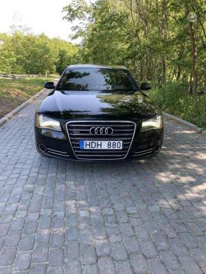 Black Audi A8 2012 in Klaipeda, with an engine capacity of 4.16 L and mileage of 235 thousand km for 9900 €, photo 6 on AUTOMOTO.COM.LV