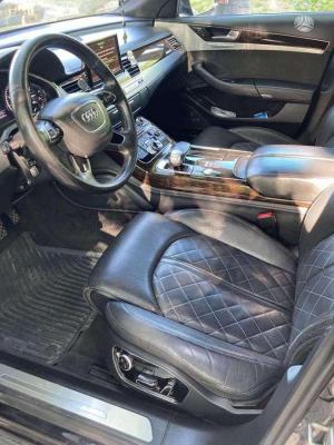 Black Audi A8 2012 in Klaipeda, with an engine capacity of 4.16 L and mileage of 235 thousand km for 9900 €, photo 8 on AUTOMOTO.COM.LV
