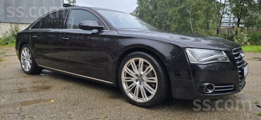 Melns Audi A8 2012 Rīga, ar dzinēja tilpumu 3.00 L un nobraukumu 203 tūkst. km par 16700 €, foto 3 vietnē AUTOMOTO.COM.LV