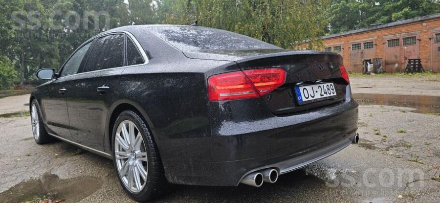 Melns Audi A8 2012 Rīga, ar dzinēja tilpumu 3.00 L un nobraukumu 203 tūkst. km par 16700 €, foto 5 vietnē AUTOMOTO.COM.LV