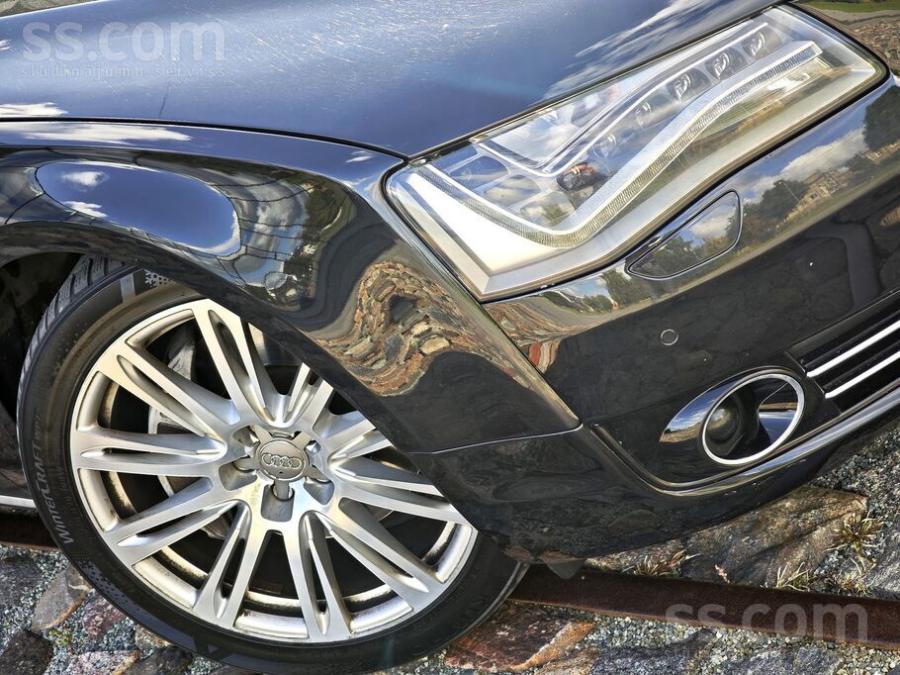 Melns Audi A8 2012 Rīga, ar dzinēja tilpumu 3.00 L un nobraukumu 350 tūkst. km par 14900 €, foto 9 vietnē AUTOMOTO.COM.LV