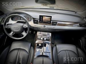 Melns Audi A8 2012 Rīga, ar dzinēja tilpumu 3.00 L un nobraukumu 350 tūkst. km par 14900 €, foto 11 vietnē AUTOMOTO.COM.LV