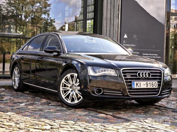 Black Audi A8 2012 in Riga, with an engine capacity of 3.00 L and mileage of 350 thousand km for 14900 €, photo 3 on AUTOMOTO.COM.LV