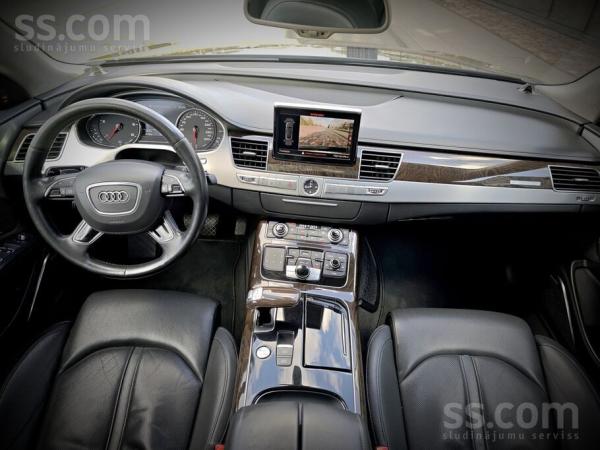 Black Audi A8 2012 in Riga, with an engine capacity of 3.00 L and mileage of 350 thousand km for 14900 €, photo 11 on AUTOMOTO.COM.LV