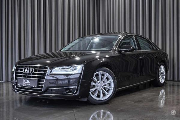 Melns Audi A8 2013 Marijampole, ar dzinēja tilpumu 2.97 L un nobraukumu 289 tūkst. km par 14950 €, foto 5 vietnē AUTOMOTO.COM.LV