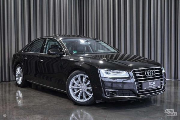 Black Audi A8 2013 in Marijampole, with an engine capacity of 3.00 L and mileage of 289 thousand km for 14950 €, photo 1 on AUTOMOTO.COM.LV