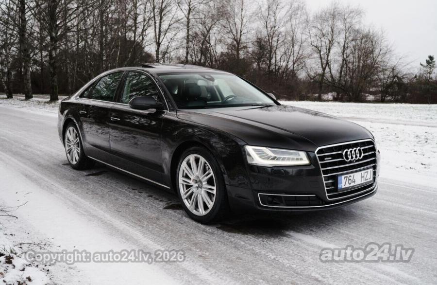 Black Audi A8 2013 in Tartu, with an engine capacity of 3.00 L and mileage of 290 thousand km for 18590 €, photo 1 on AUTOMOTO.COM.LV