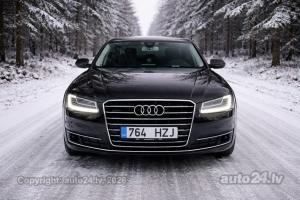 Melns Audi A8 2013 Tartu, ar dzinēja tilpumu 3.00 L un nobraukumu 290 tūkst. km par 16999 €, foto  vietnē AUTOMOTO.COM.LV