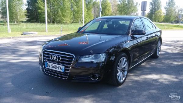 Melns Audi A8 2013 Tauragė, ar dzinēja tilpumu 3.00 L un nobraukumu 271 tūkst. km par 11900 €, foto 3 vietnē AUTOMOTO.COM.LV