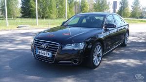 Black Audi A8 2013 in Taurage, with an engine capacity of 3.00 L and mileage of 271 thousand km for 11900 €, photo 4 on AUTOMOTO.COM.LV