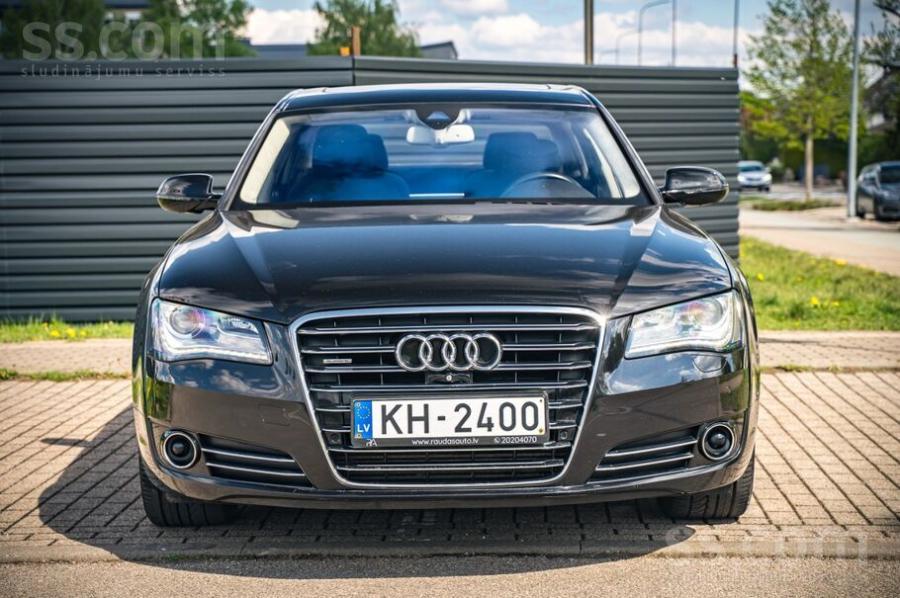 Melns Audi A8 2013 Rīga, ar dzinēja tilpumu 3.00 L un nobraukumu 0 tūkst. km par 19990 €, foto 3 vietnē AUTOMOTO.COM.LV