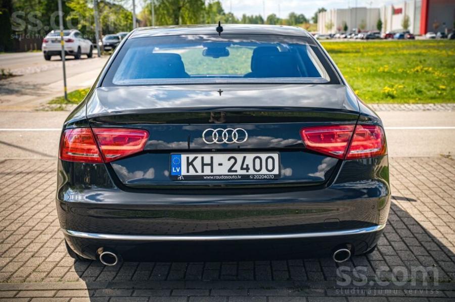 Melns Audi A8 2013 Rīga, ar dzinēja tilpumu 3.00 L un nobraukumu 0 tūkst. km par 19990 €, foto 6 vietnē AUTOMOTO.COM.LV
