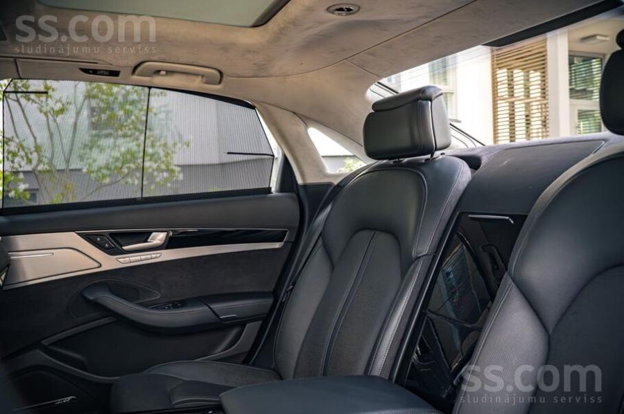 Melns Audi A8 2013 Rīga, ar dzinēja tilpumu 3.00 L un nobraukumu 0 tūkst. km par 19990 €, foto 10 vietnē AUTOMOTO.COM.LV