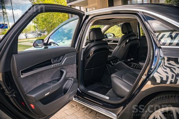 Black Audi A8 2013 in Riga, with an engine capacity of 3.00 L and mileage of 0 thousand km for 19990 €, photo 10 on AUTOMOTO.COM.LV