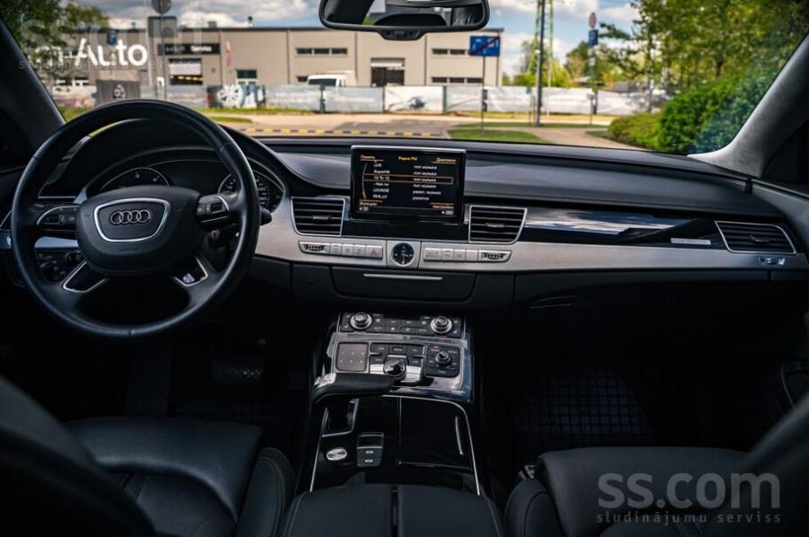 Melns Audi A8 2013 Rīga, ar dzinēja tilpumu 3.00 L un nobraukumu 0 tūkst. km par 19990 €, foto 18 vietnē AUTOMOTO.COM.LV