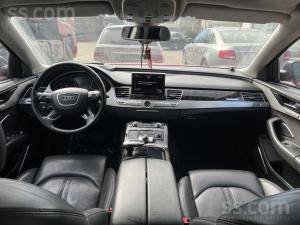 Black Audi A8 2013 in Riga, with an engine capacity of 3.00 L and mileage of 281 thousand km for 18000 €, photo 8 on AUTOMOTO.COM.LV