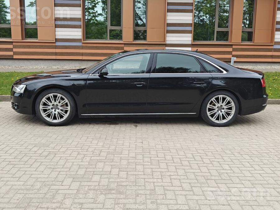 Melns Audi A8 2013 Rīga, ar dzinēja tilpumu 3.00 L un nobraukumu 0 tūkst. km par 12950 €, foto 3 vietnē AUTOMOTO.COM.LV