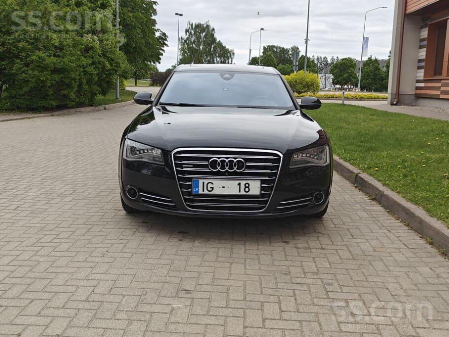 Melns Audi A8 2013 Rīga, ar dzinēja tilpumu 3.00 L un nobraukumu 0 tūkst. km par 12950 €, foto 5 vietnē AUTOMOTO.COM.LV