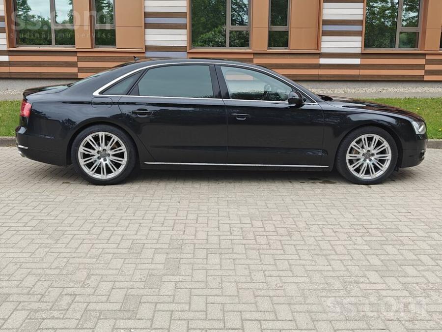 Melns Audi A8 2013 Rīga, ar dzinēja tilpumu 3.00 L un nobraukumu 0 tūkst. km par 12950 €, foto 7 vietnē AUTOMOTO.COM.LV