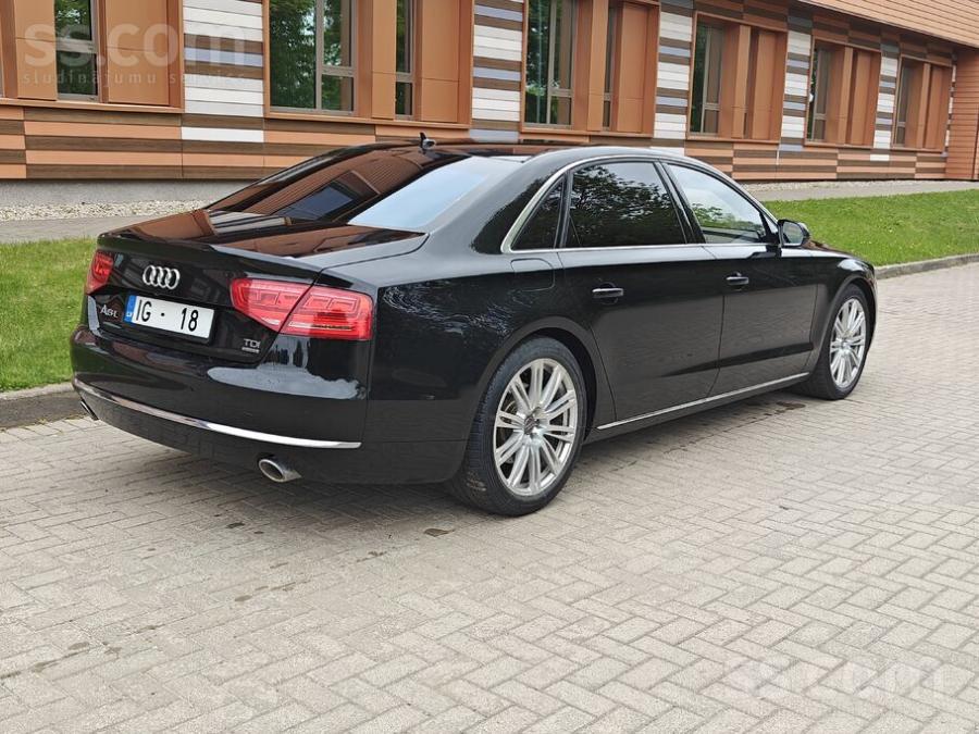 Melns Audi A8 2013 Rīga, ar dzinēja tilpumu 3.00 L un nobraukumu 0 tūkst. km par 12950 €, foto 9 vietnē AUTOMOTO.COM.LV