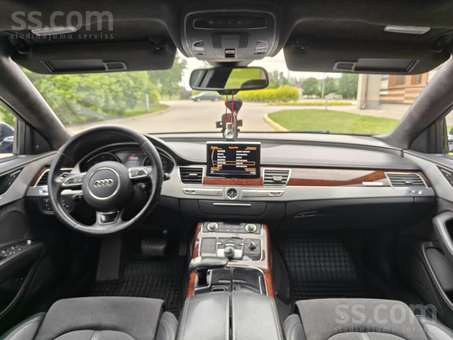 Melns Audi A8 2013 Rīga, ar dzinēja tilpumu 3.00 L un nobraukumu 0 tūkst. km par 12950 €, foto 14 vietnē AUTOMOTO.COM.LV