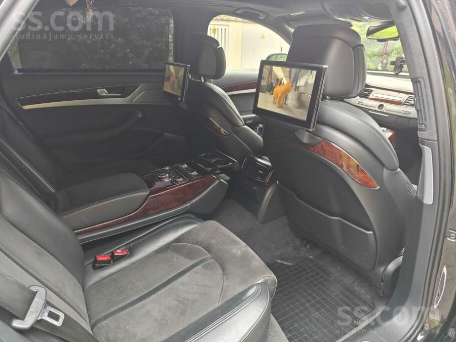 Melns Audi A8 2013 Rīga, ar dzinēja tilpumu 3.00 L un nobraukumu 0 tūkst. km par 12950 €, foto 24 vietnē AUTOMOTO.COM.LV