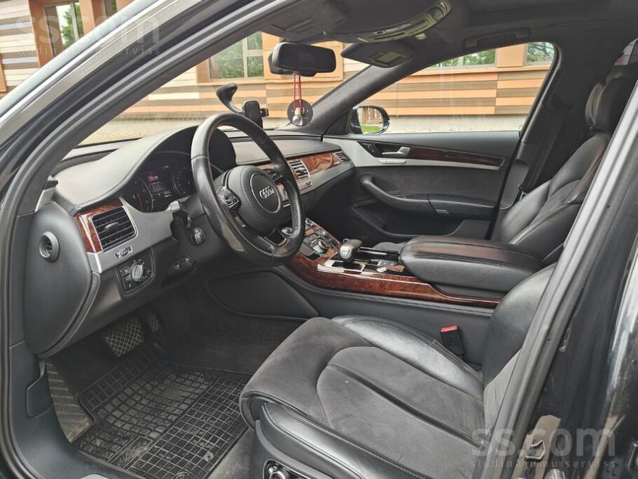 Melns Audi A8 2013 Rīga, ar dzinēja tilpumu 3.00 L un nobraukumu 0 tūkst. km par 12950 €, foto 27 vietnē AUTOMOTO.COM.LV