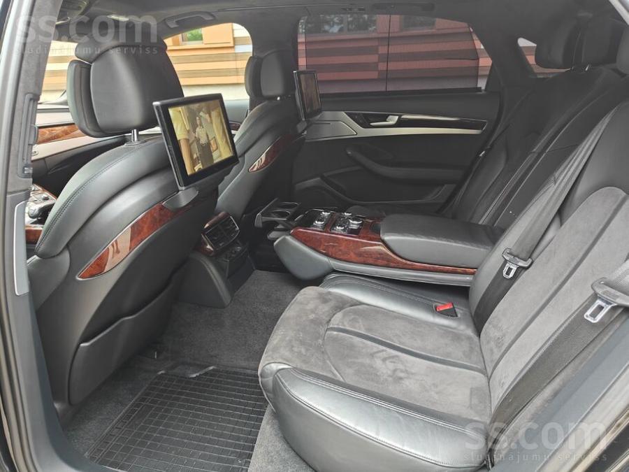 Melns Audi A8 2013 Rīga, ar dzinēja tilpumu 3.00 L un nobraukumu 0 tūkst. km par 12950 €, foto 28 vietnē AUTOMOTO.COM.LV