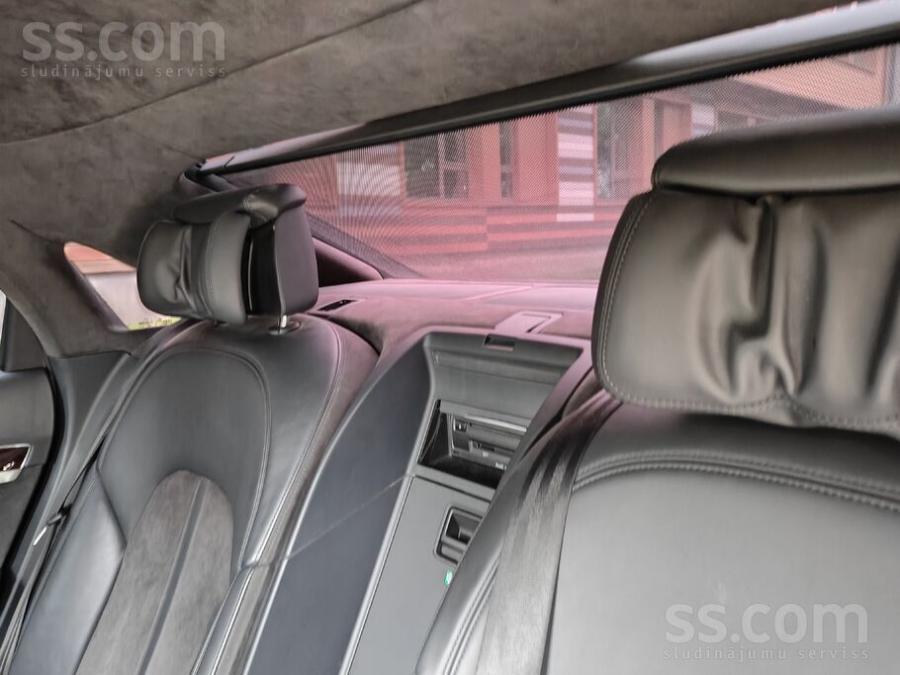Melns Audi A8 2013 Rīga, ar dzinēja tilpumu 3.00 L un nobraukumu 0 tūkst. km par 12950 €, foto 32 vietnē AUTOMOTO.COM.LV