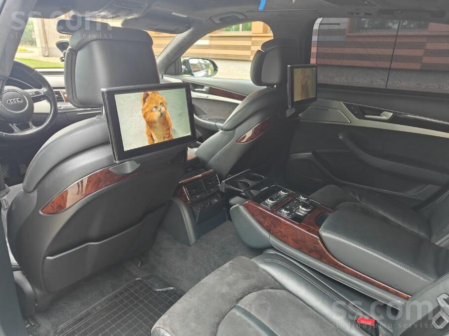 Melns Audi A8 2013 Rīga, ar dzinēja tilpumu 3.00 L un nobraukumu 0 tūkst. km par 12950 €, foto 33 vietnē AUTOMOTO.COM.LV