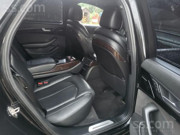 Melns Audi A8 2013 Rīga, ar dzinēja tilpumu 3.00 L un nobraukumu 380 tūkst. km par 13100 €, foto 10 vietnē AUTOMOTO.COM.LV