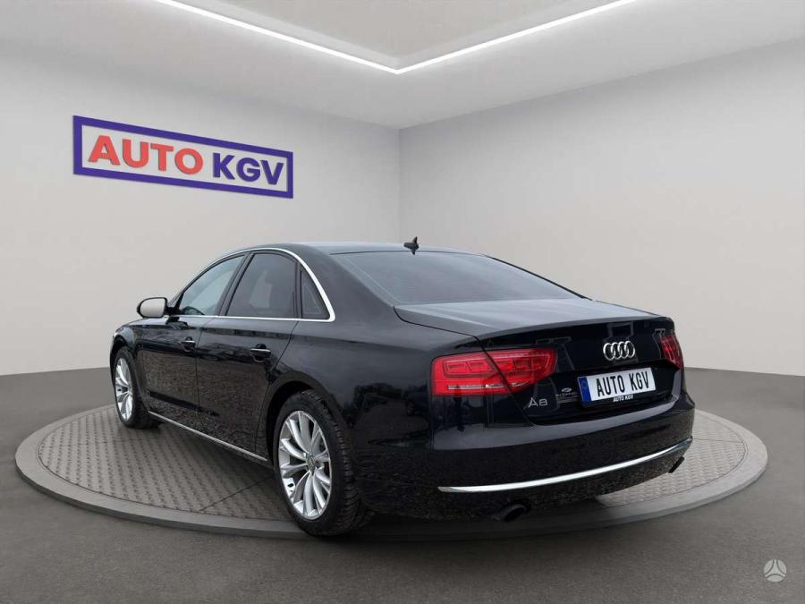 Melns Audi A8 2013 Kauņa, ar dzinēja tilpumu 3.00 L un nobraukumu 280 tūkst. km par 11799 €, foto 4 vietnē AUTOMOTO.COM.LV