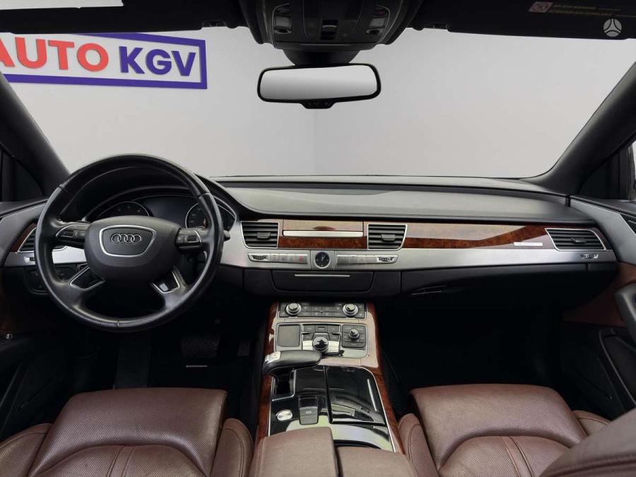 Melns Audi A8 2013 Kauņa, ar dzinēja tilpumu 3.00 L un nobraukumu 280 tūkst. km par 11799 €, foto 14 vietnē AUTOMOTO.COM.LV