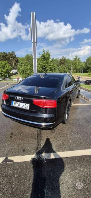 Melns Audi A8 2013 Viļņa, ar dzinēja tilpumu 4.00 L un nobraukumu 215 tūkst. km par 11500 €, foto 3 vietnē AUTOMOTO.COM.LV