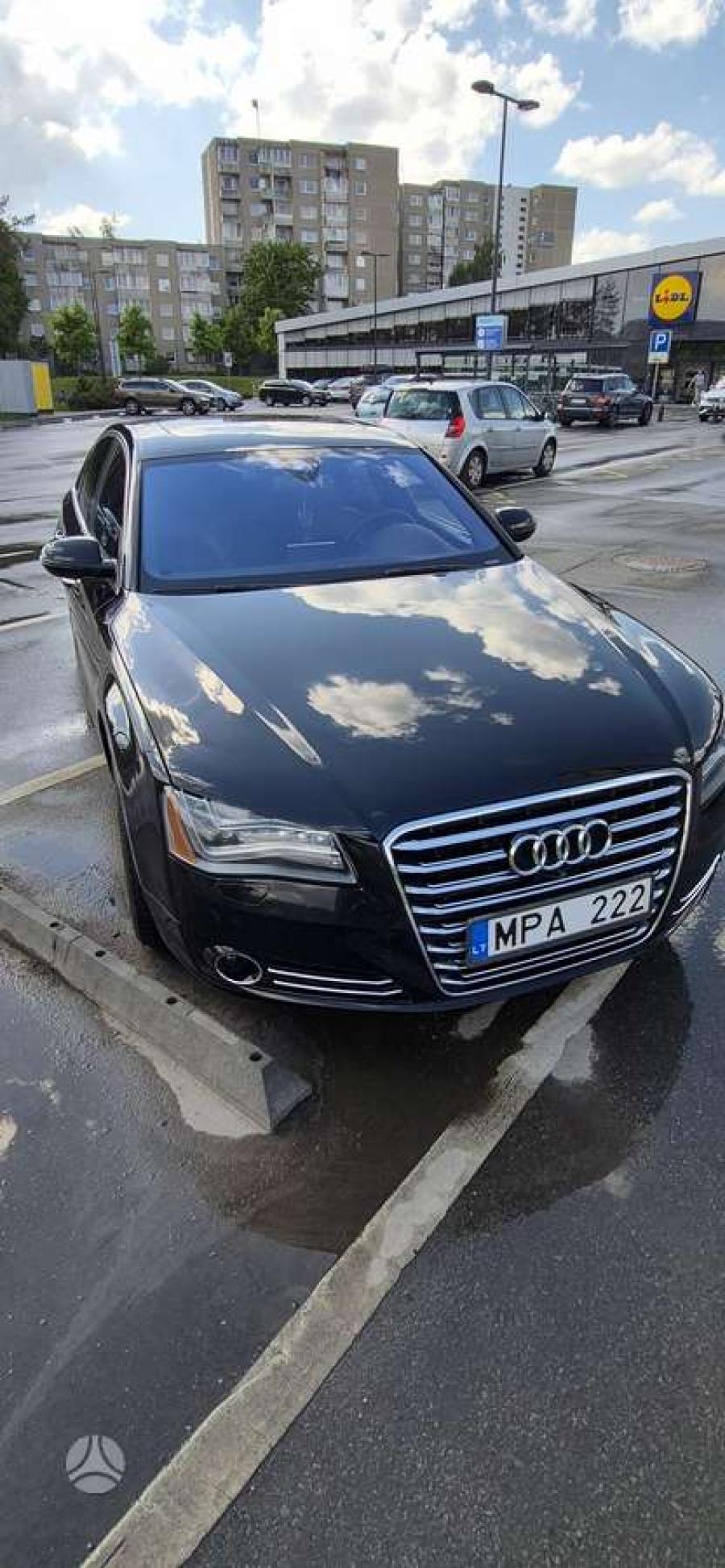 Melns Audi A8 2013 Viļņa, ar dzinēja tilpumu 4.00 L un nobraukumu 215 tūkst. km par 11500 €, foto 7 vietnē AUTOMOTO.COM.LV