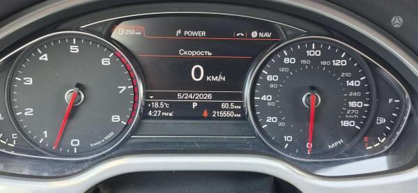 Black Audi A8 2013 in Vilnius, with an engine capacity of 4.00 L and mileage of 215 thousand km for 11500 €, photo 10 on AUTOMOTO.COM.LV