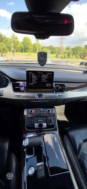 Melns Audi A8 2013 Viļņa, ar dzinēja tilpumu 4.00 L un nobraukumu 215 tūkst. km par 11500 €, foto 11 vietnē AUTOMOTO.COM.LV