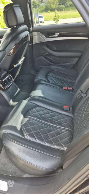 Melns Audi A8 2013 Viļņa, ar dzinēja tilpumu 4.00 L un nobraukumu 215 tūkst. km par 11500 €, foto 12 vietnē AUTOMOTO.COM.LV