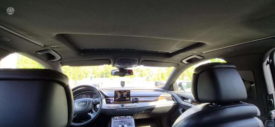 Melns Audi A8 2013 Viļņa, ar dzinēja tilpumu 4.00 L un nobraukumu 215 tūkst. km par 11500 €, foto 15 vietnē AUTOMOTO.COM.LV