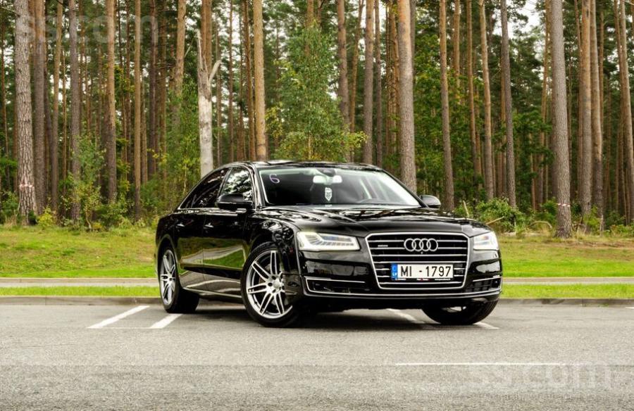 Melns Audi A8 2014 Rīga, ar dzinēja tilpumu 3.00 L un nobraukumu 333 tūkst. km par 18190 €, foto 2 vietnē AUTOMOTO.COM.LV