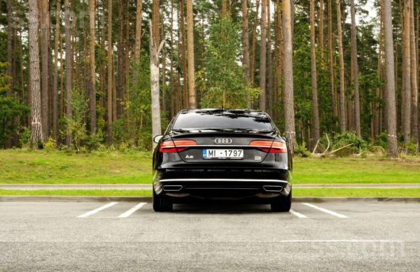 Melns Audi A8 2014 Rīga, ar dzinēja tilpumu 3.00 L un nobraukumu 333 tūkst. km par 18190 €, foto 6 vietnē AUTOMOTO.COM.LV