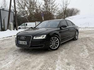 Melns Audi A8 2014 Panevēža, ar dzinēja tilpumu 2.97 L un nobraukumu 248 tūkst. km par 18590 €, foto 4 vietnē AUTOMOTO.COM.LV